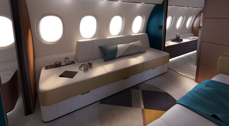 Dassault’s Falcon 10X flagship has the largest interior in the ultra ...