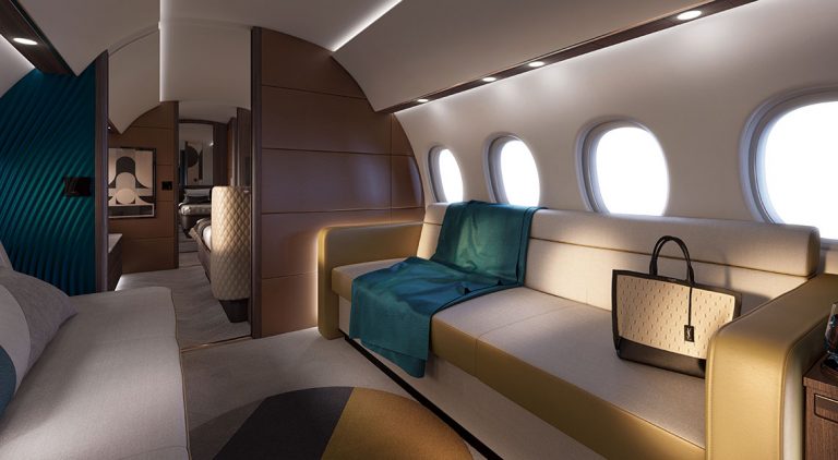 Dassault’s Falcon 10X flagship has the largest interior in the ultra ...