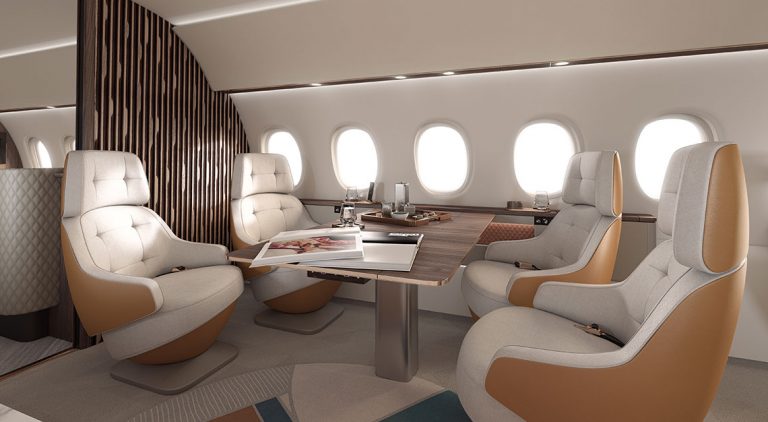 Dassault’s Falcon 10X flagship has the largest interior in the ultra ...